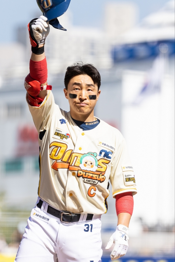 KBO 새 역사 된 NC 손아섭, 8년 연속 150안타 대기록