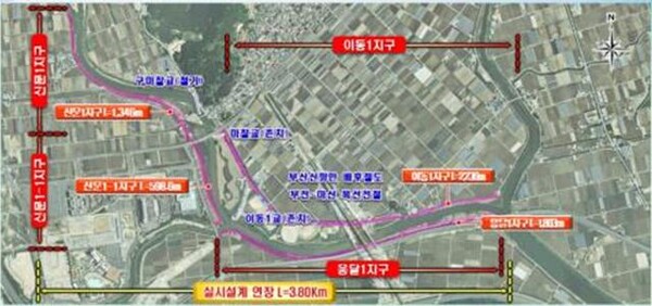 김해 조만강2지구 하천재해예방사업 2029년까지 진행